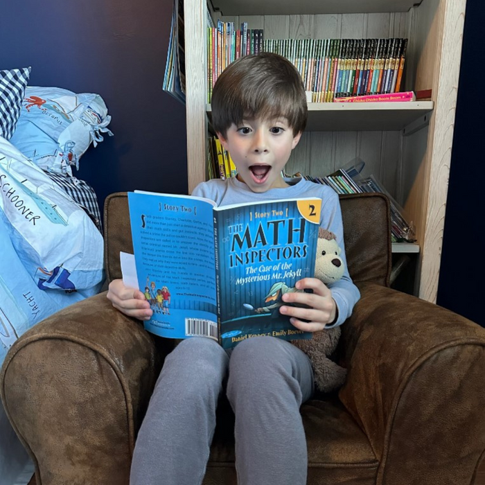 The Math Inspectors Books 1-5 | Kids Mystery Math Chapter Book Set